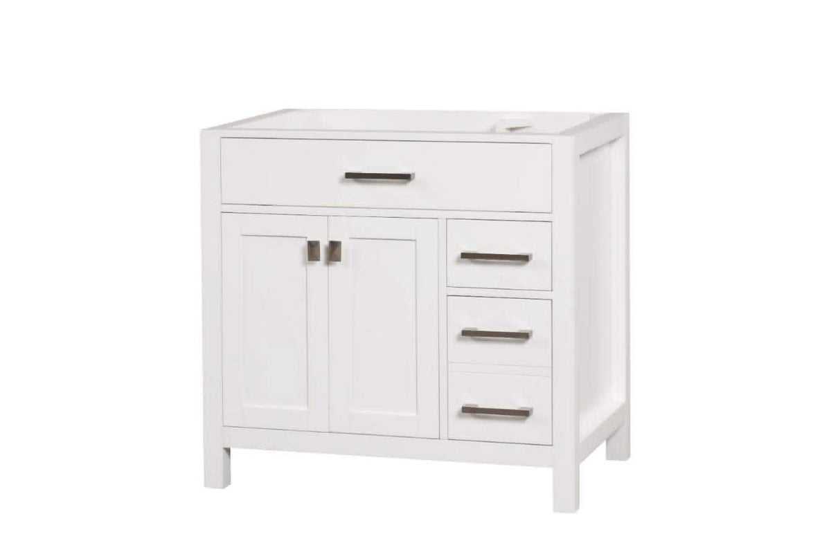 Ethan Roth London 36 Inch- Single Bathroom Vanity in Bright White