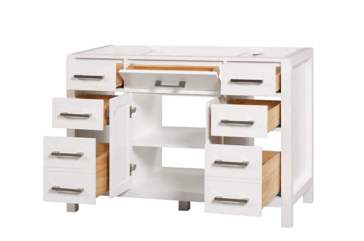 Ethan Roth London 48 Inch- Single Bathroom Vanity in Bright White